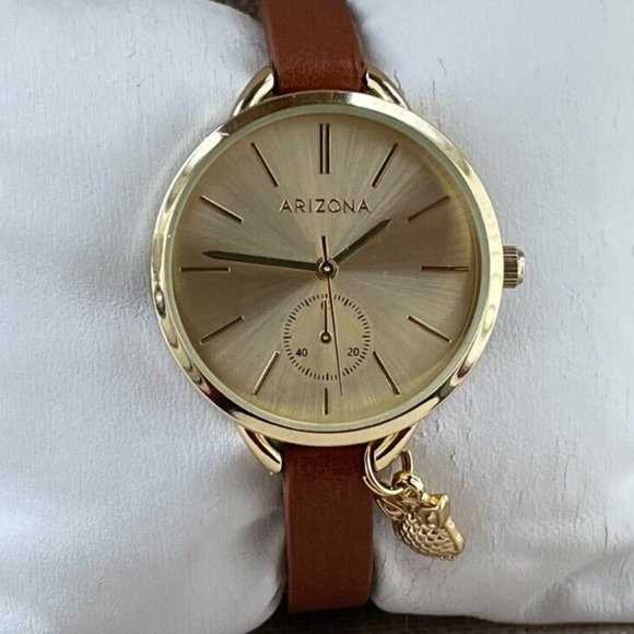 Arizona Jean Company | Accessories | Arizona Ladies Wristwatch Faux ...